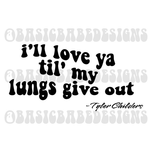 Tyler Childers Svg - Etsy