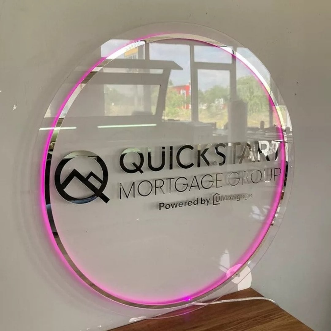 Custom Acrylic Sign, 3D Acrylic Logo, Custom Business Logo, Custom Neon ...