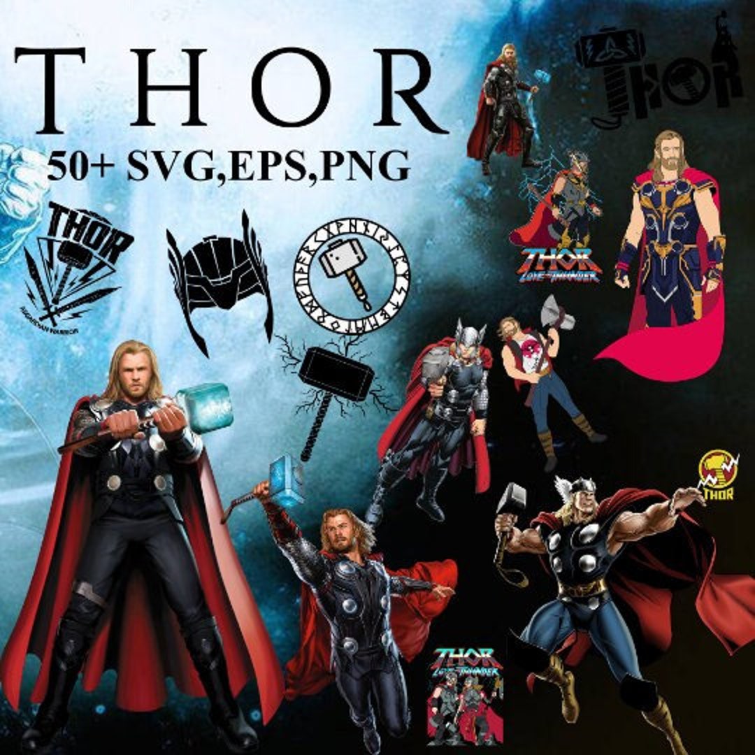 Thor Clipart Stickers Thor PNG Clear Prints With Thor Design Power and ...