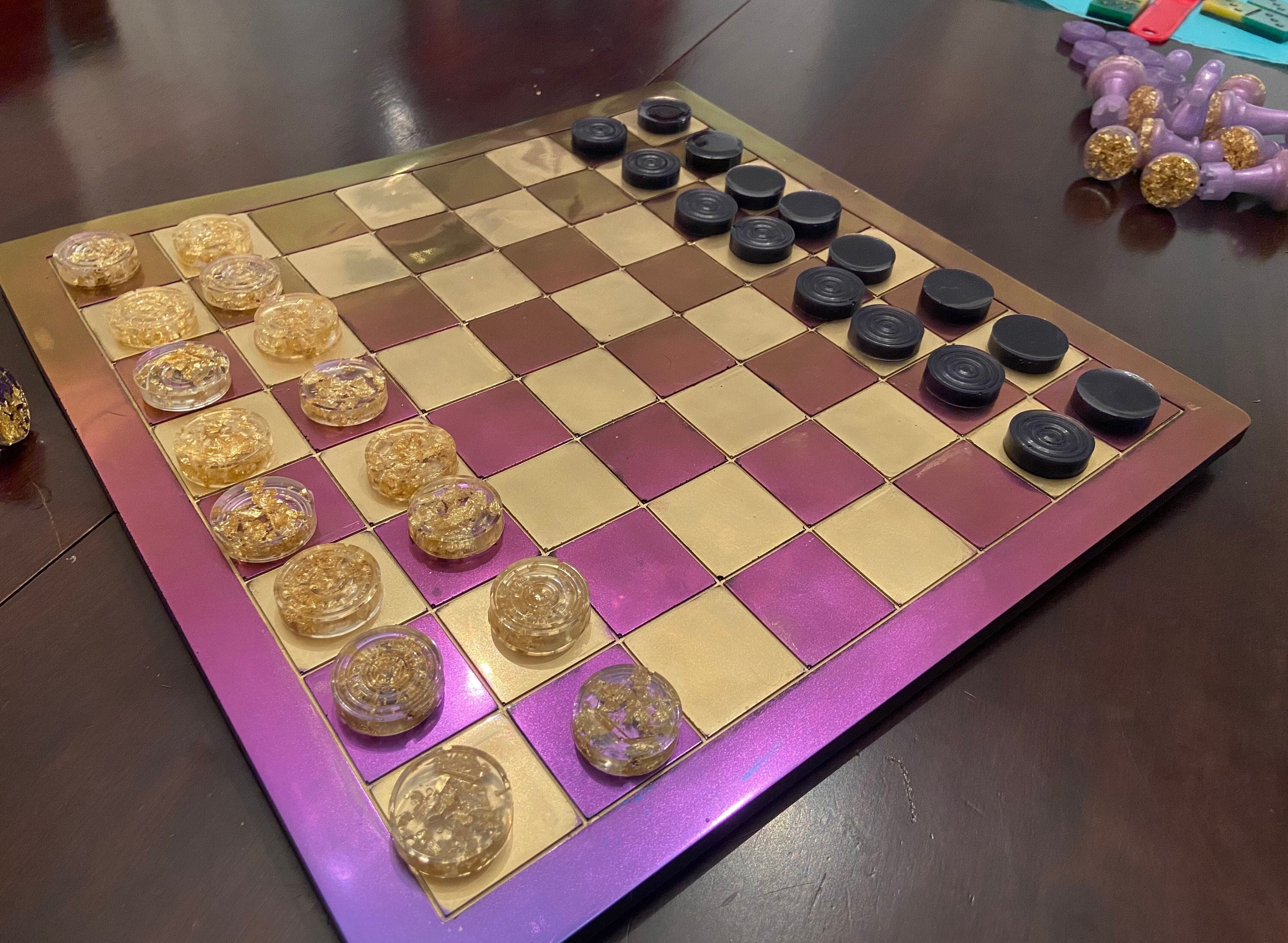 Full Checkers Set - Etsy Australia