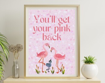 Get Your Pink Back PNG Pink Flamingo Png Flamingo Mama Png - Etsy