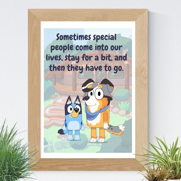 Bluey Poster Gift - Etsy Canada