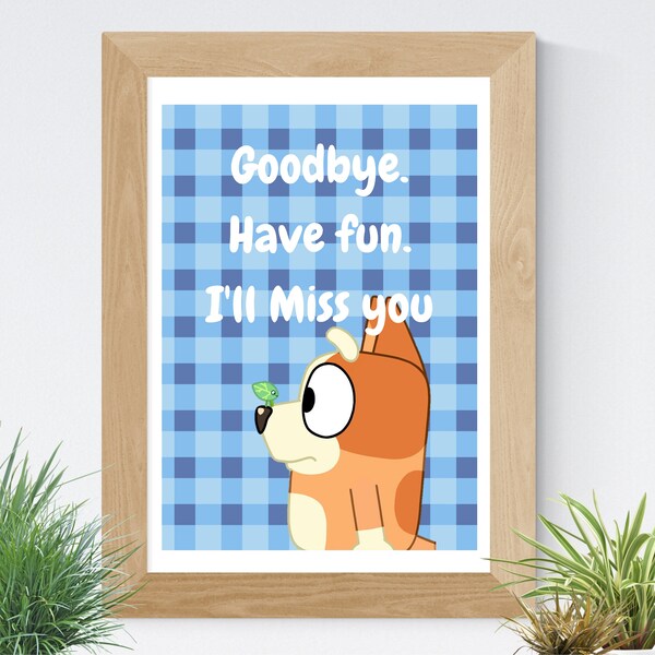 Bluey walking leaf - Etsy México