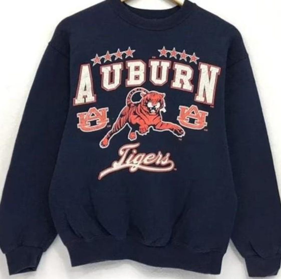 Vintage 90s Auburn University Tigers Sweatshirt, Auburn Tigers Shirt ...