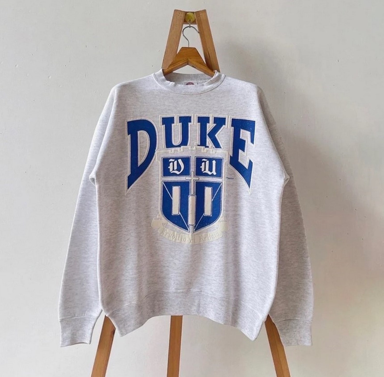 Vintage 90s Duke University Blue Devils Sweatshirt, Duke University ...