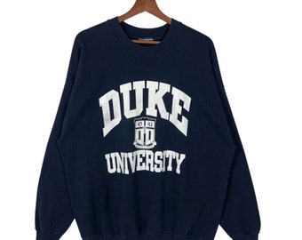 Vintage 90s Duke University Blue Devils Sweatshirt, Duke University ...