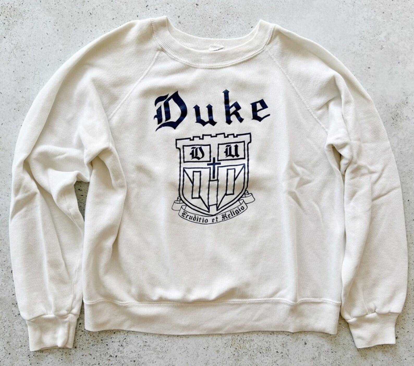 Vintage 90s Duke University Blue Devils Sweatshirt, Duke University ...