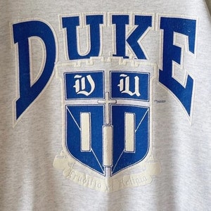 Vintage 90s Duke University Blue Devils Sweatshirt, Duke University ...
