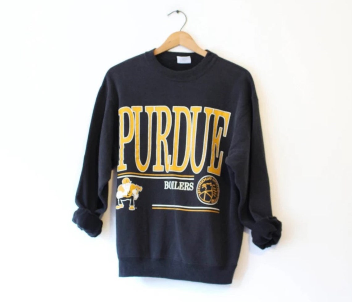 Vintage 90s Purdue University Boilers Sweatshirt, Purdue University ...