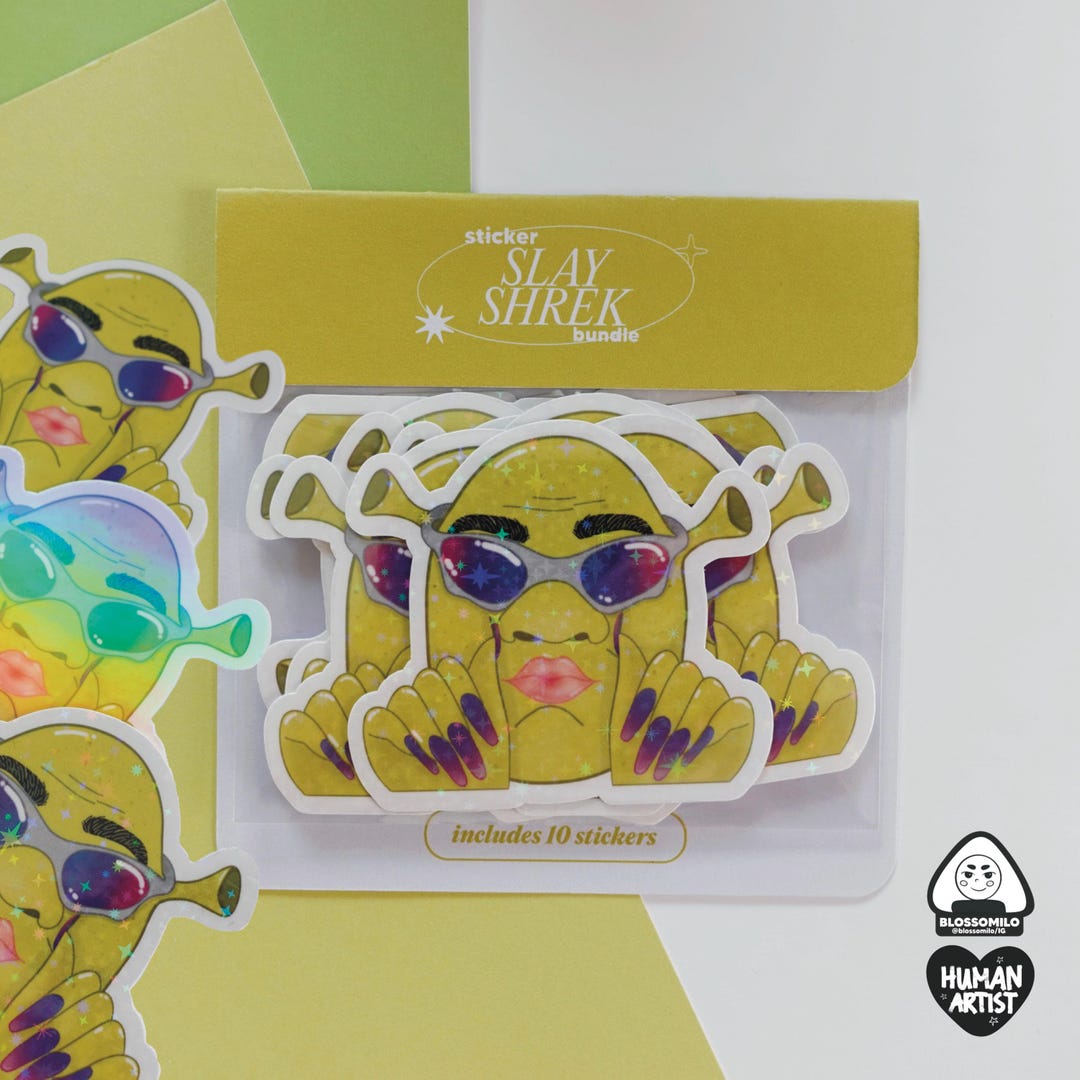 Shrek Slay Sticker Bundle - Etsy