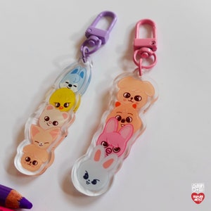 Stray Kids Skz Keychains - Etsy