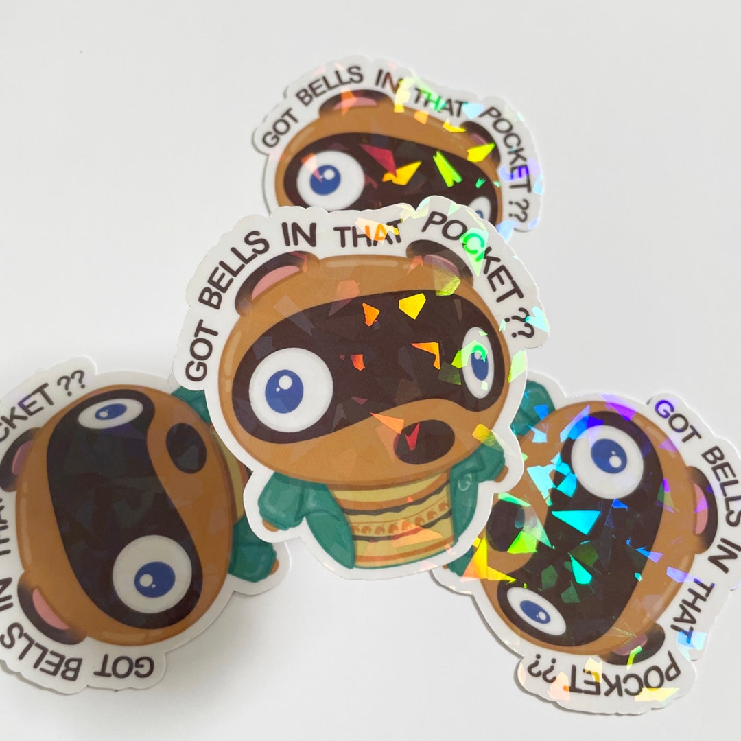 Tom Nook got Bells in Your Pocket Acnh Meme Stickers - Etsy