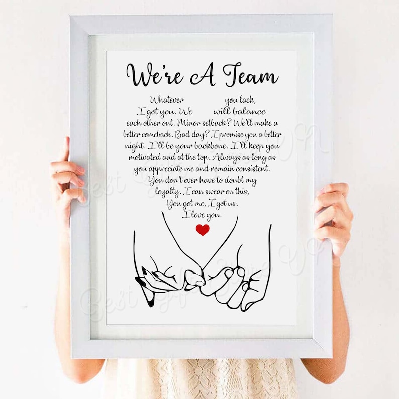 We Are A Team Holding Hands SVG Valentine Day SVG Couples Design Svg ...