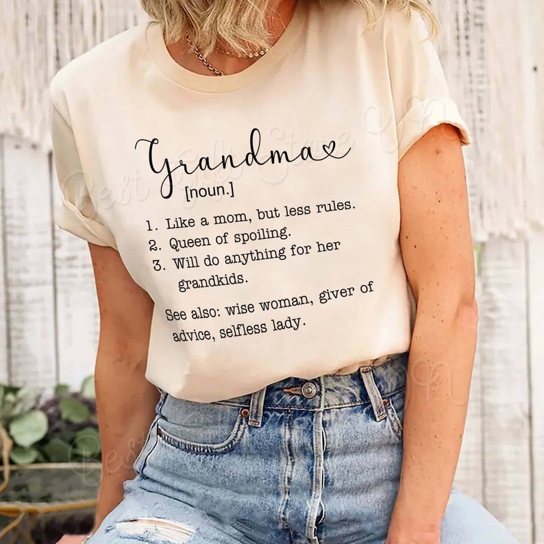 Grandma Definition SVG File for Cricut - Etsy