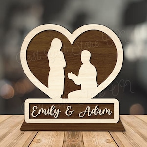 Couple in Heart Svg Laser File Valentine SVG Bundle Couple Sign SVG ...