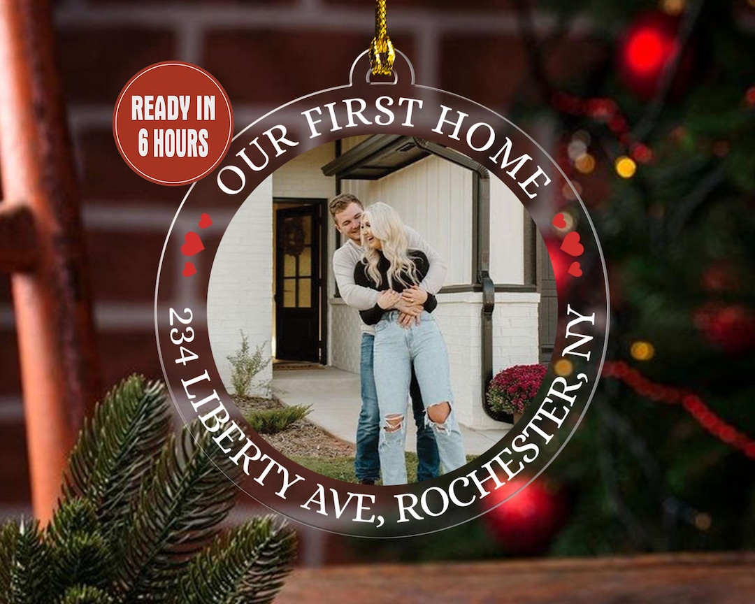 Personalized Our First Home Christmas Ornaments, 1st Xmas New House ...
