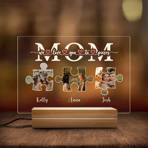 Personalized Mom Photo Night Light, Mom Night Light, Mother's Day Gift ...