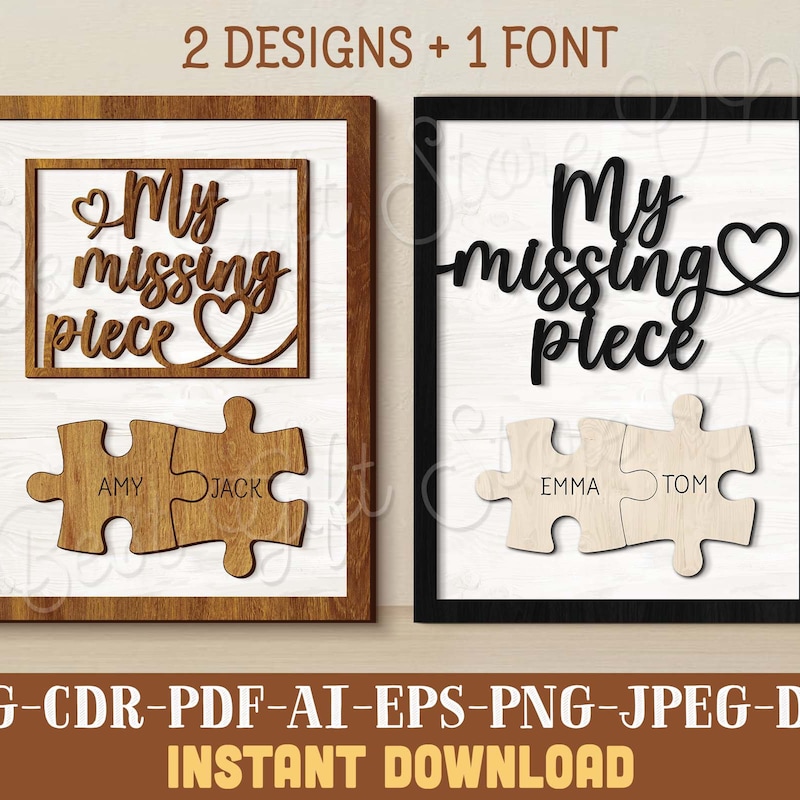 The Missing Piece - Etsy