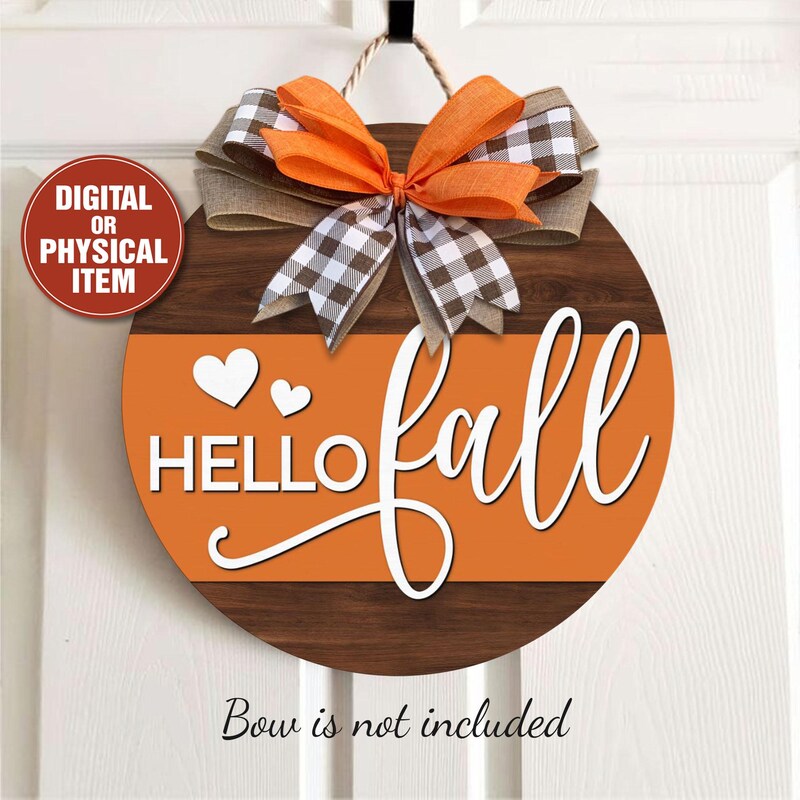 Fall Welcome Sign - Etsy