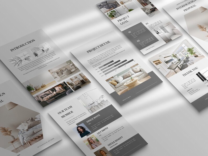 Project Proposal Template for Interior Designers | New Client Proposal ...