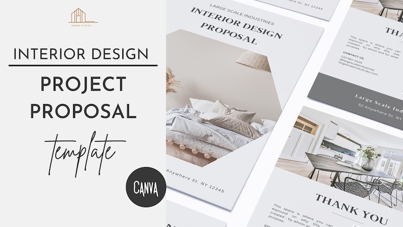 Project Proposal Template for Interior Designers | New Client Proposal ...
