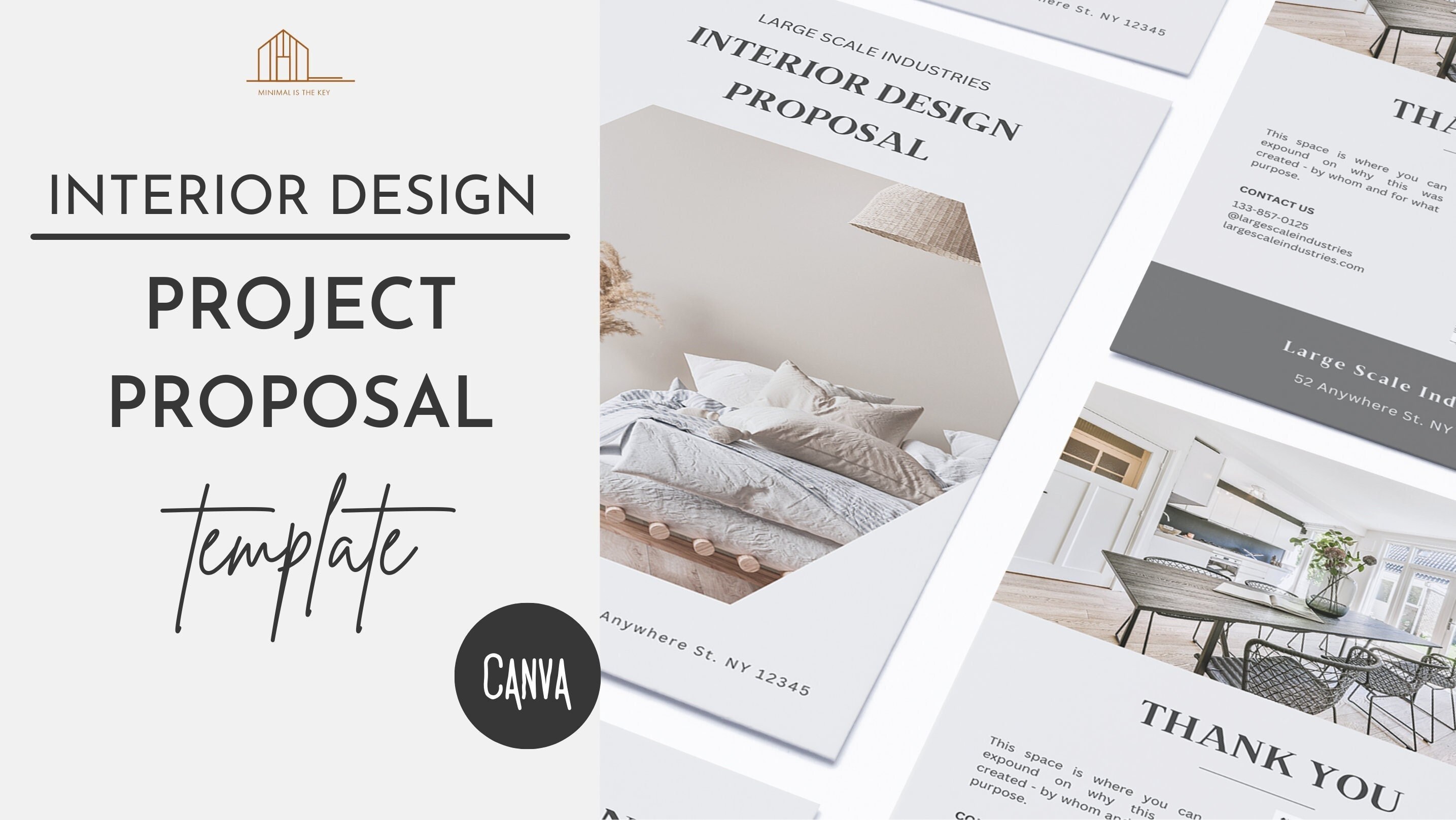Project Proposal Template for Interior Designers | New Client Proposal ...