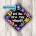 Printable Grad Cap Topper - Groovy Floral Graduation Cap - Graduation ...