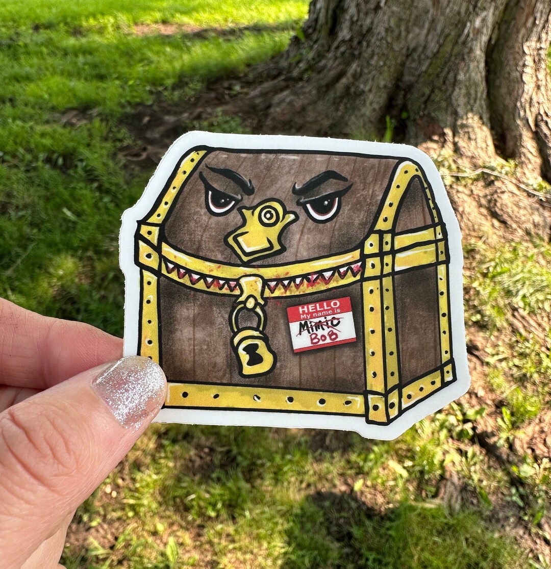 Mimic Bob Sticker, Dnd Stickers, Dnd Art, Dnd Sticker, Computer Decal ...