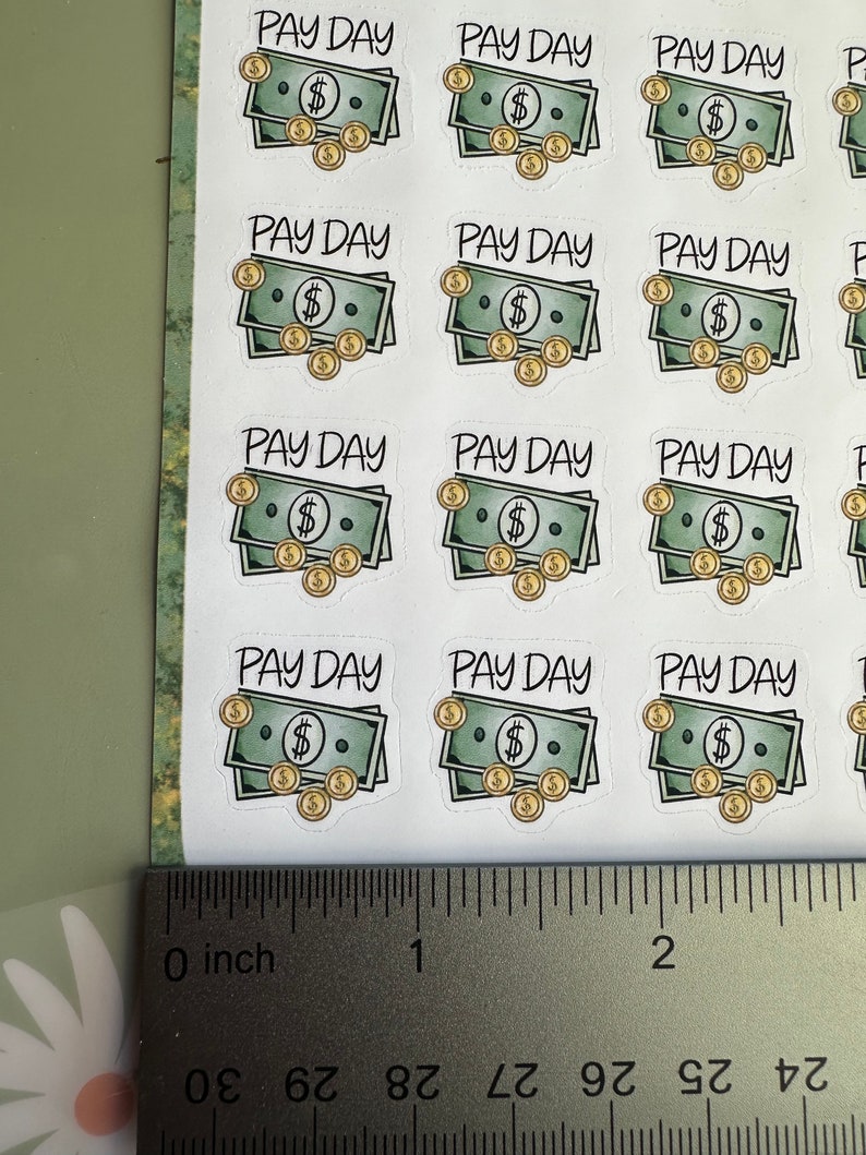 Payday Planner Stickers - Dollar Stickers - Budget Stickers - Calendar ...