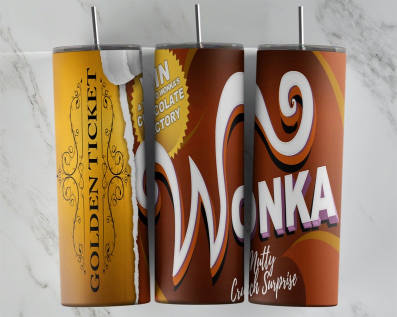 Willy Wonka Tumbler Design, 20 Oz Skinny Tumbler Design, Sublimation ...