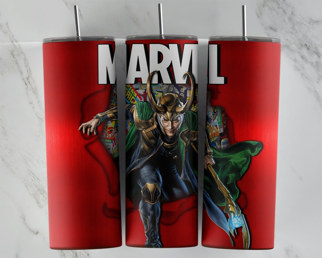 Marvel Tumbler Design, 20 Oz Skinny Tumbler Design, Sublimation Image ...
