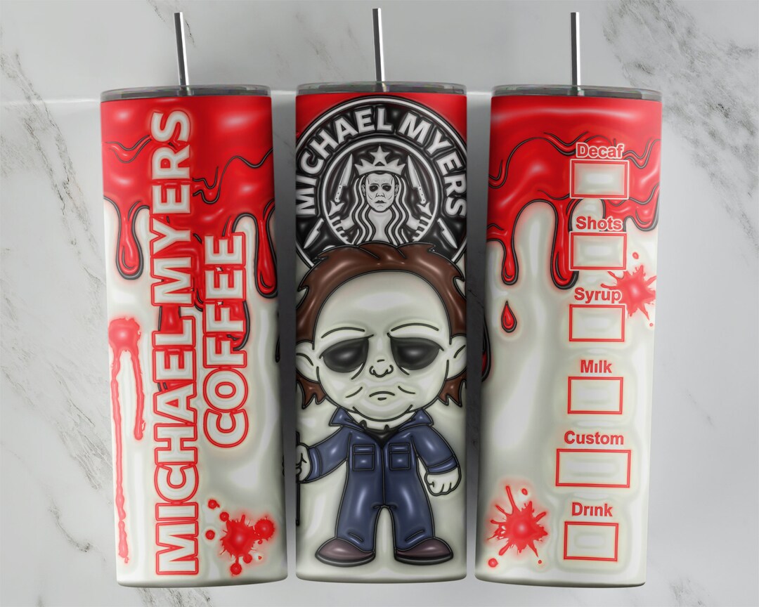 3D Inflated Chucky Tumbler Design, 20 Oz Skinny Tumbler Design ...