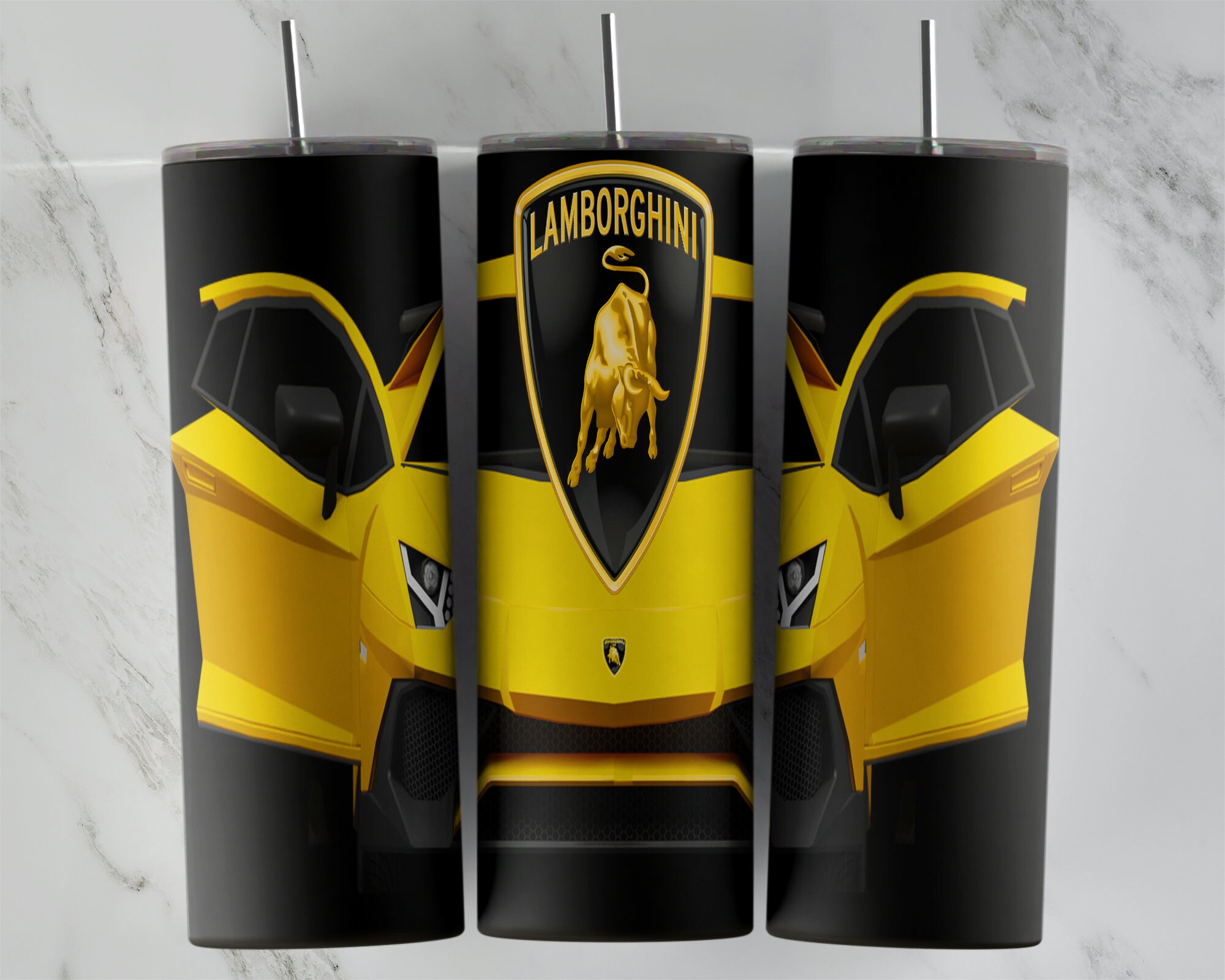 Lambo Tumbler Design, 20 Oz Skinny Tumbler Design, Sublimation Image ...