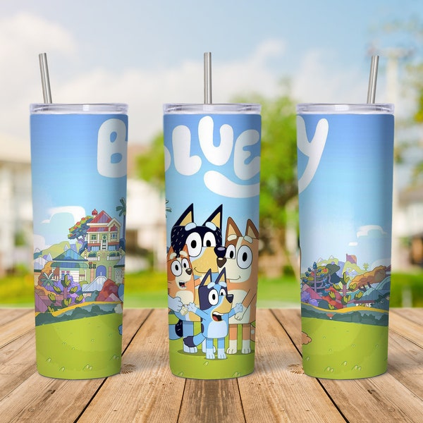 Tumbler Wraps Bluey - Etsy