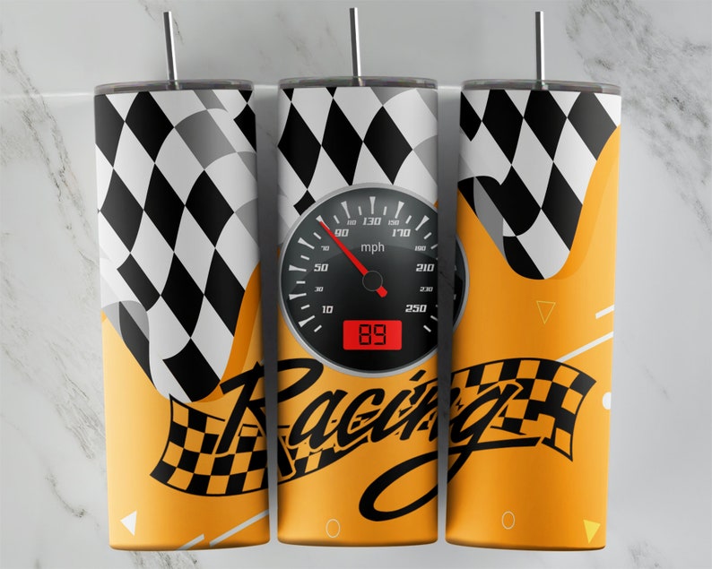 Racing Tumbler Design 20 Oz Skinny Tugn Sublimation Image - Etsy