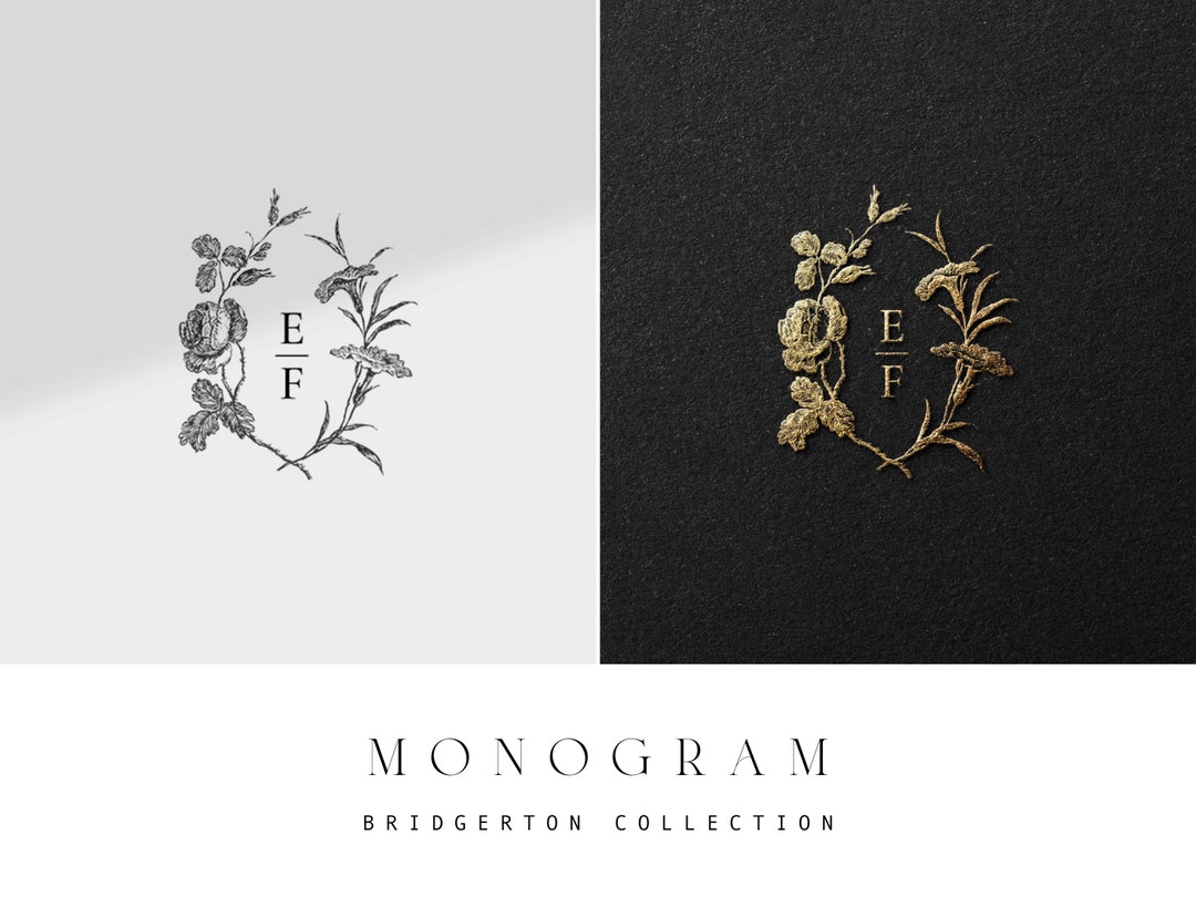 DIY Couple Monogram for Wedding, Wedding Monogram Template, Wedding ...