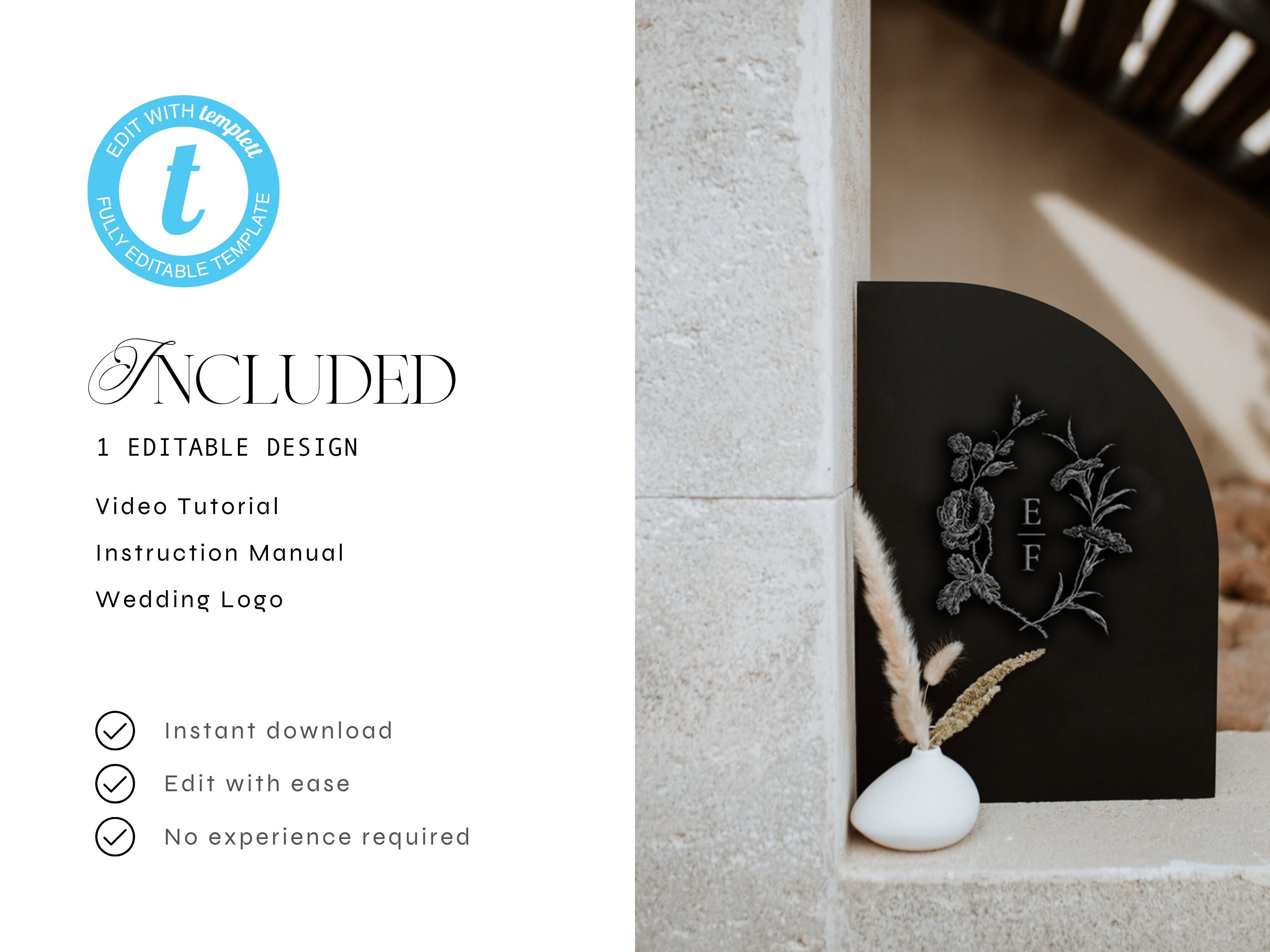 DIY Couple Monogram for Wedding, Wedding Monogram Template, Wedding ...