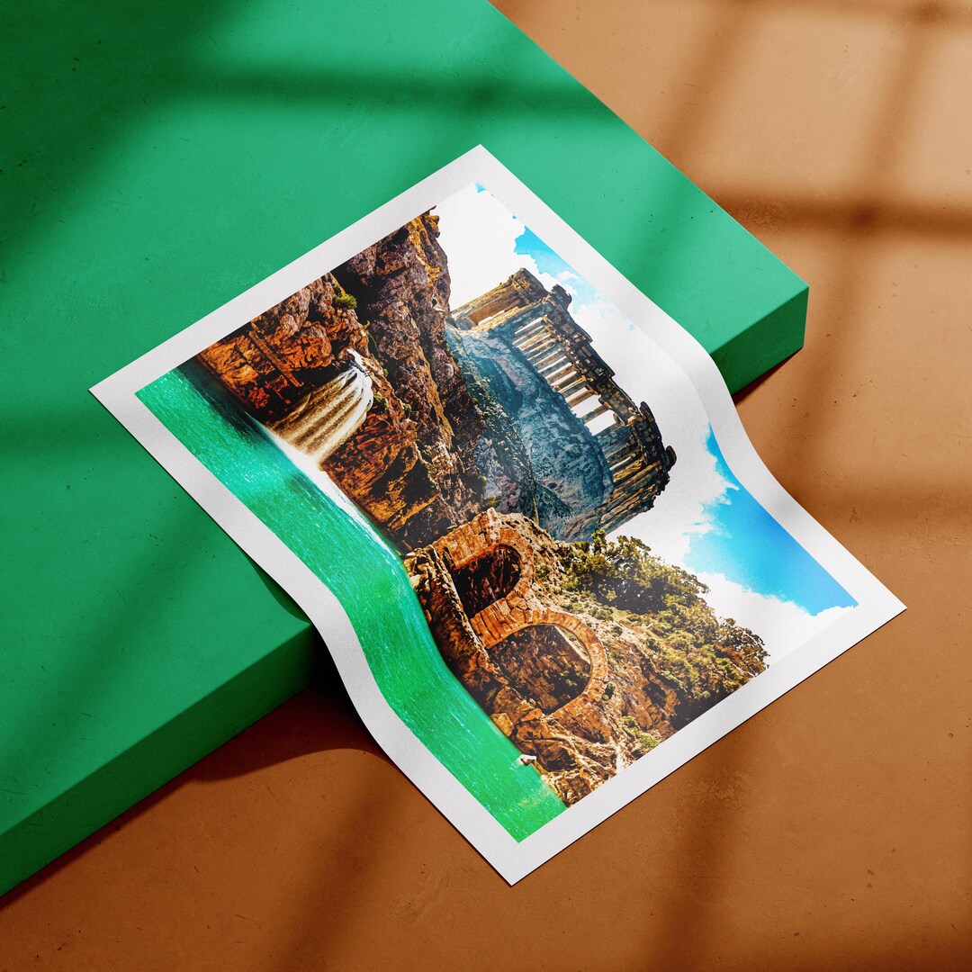 MATTE PAINTING: ancient Temple Landscape Art - Etsy