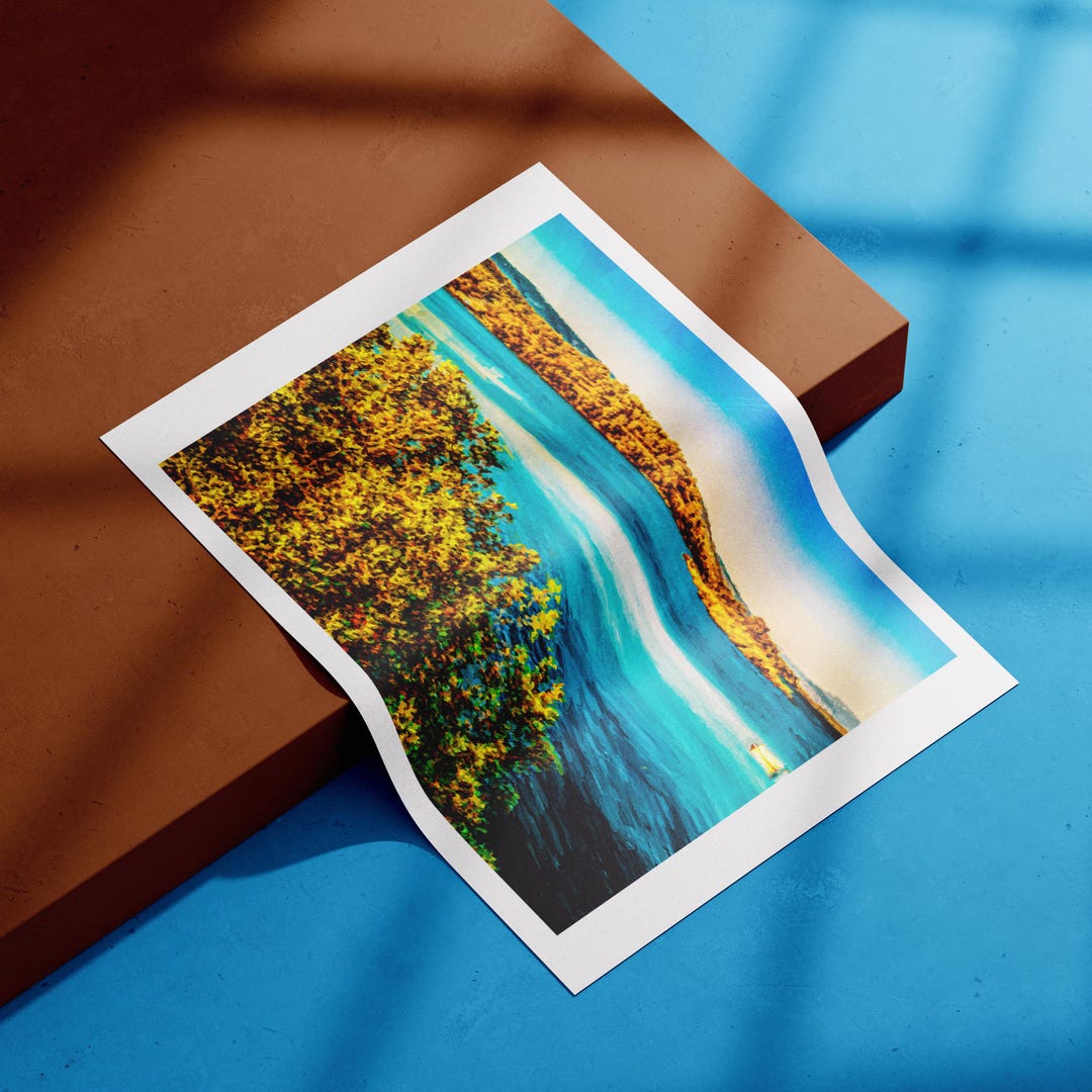 MATTE PAINTING: journey Landscape Art - Etsy
