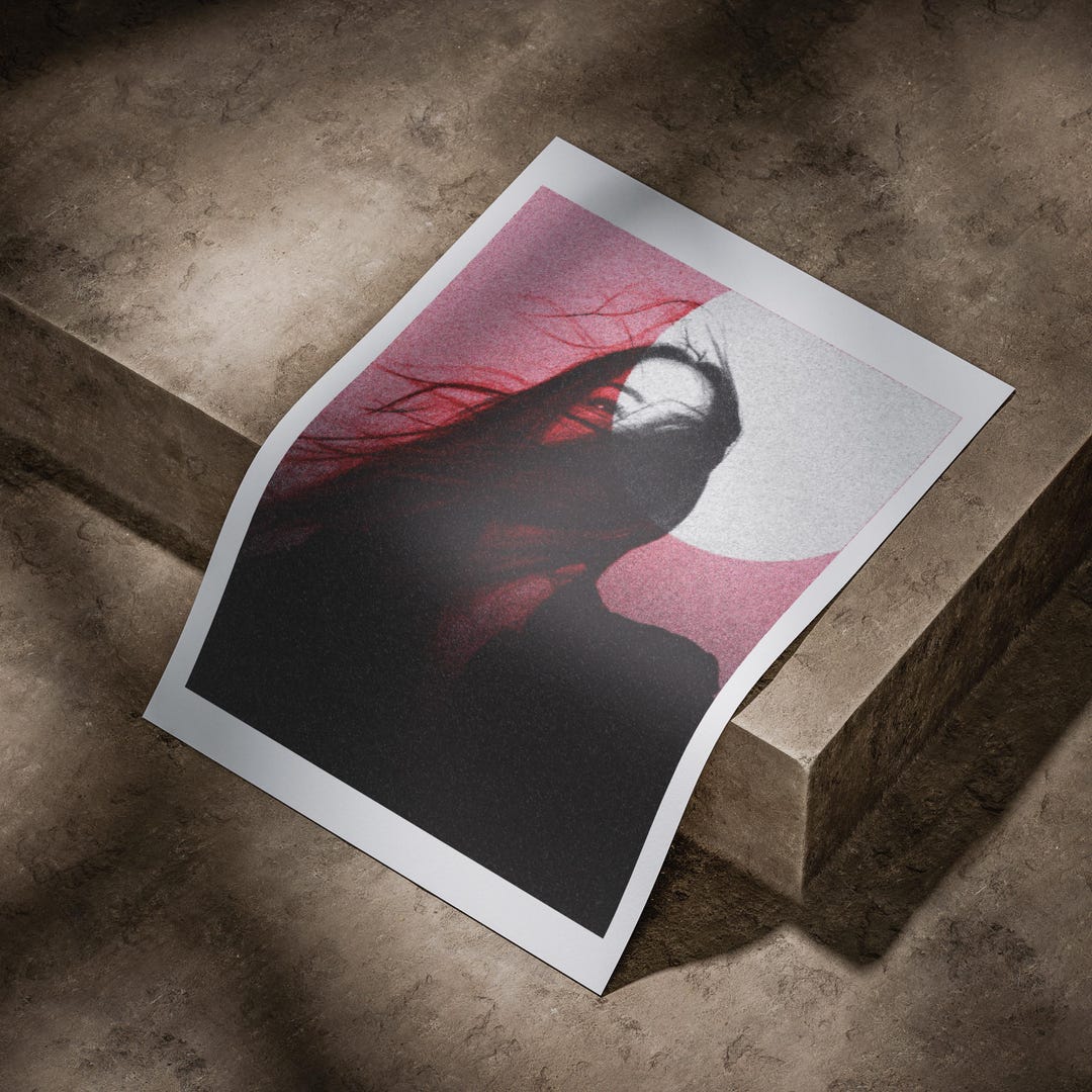 ILLUSTRATION: unfading Rose Digital Painting - Etsy