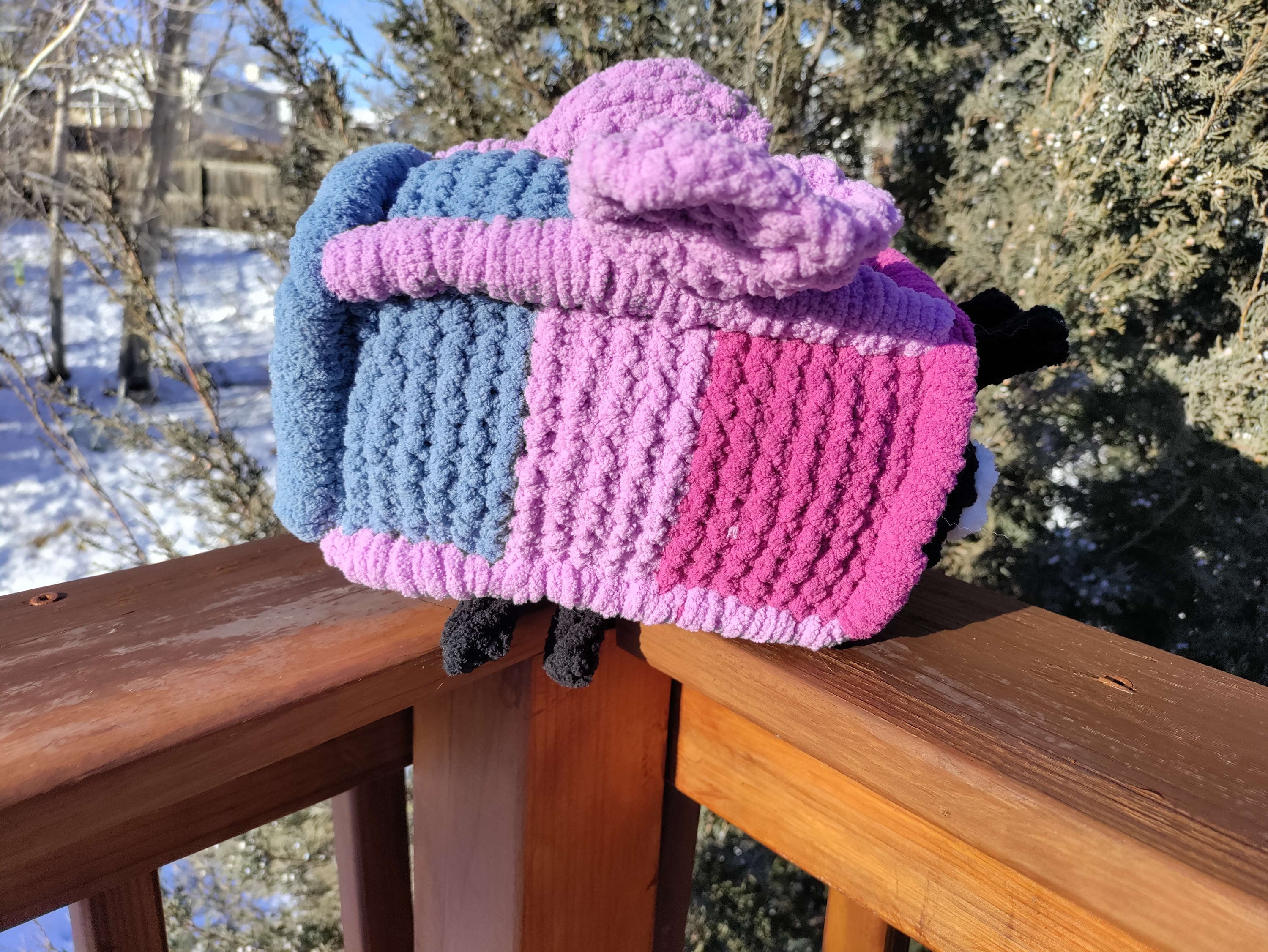 Bisexual Flag Minecraft Bee Plush - Etsy