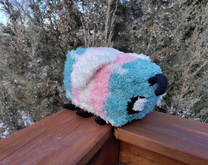 Transgender Trans Flag Minecraft Bee Plush - Etsy