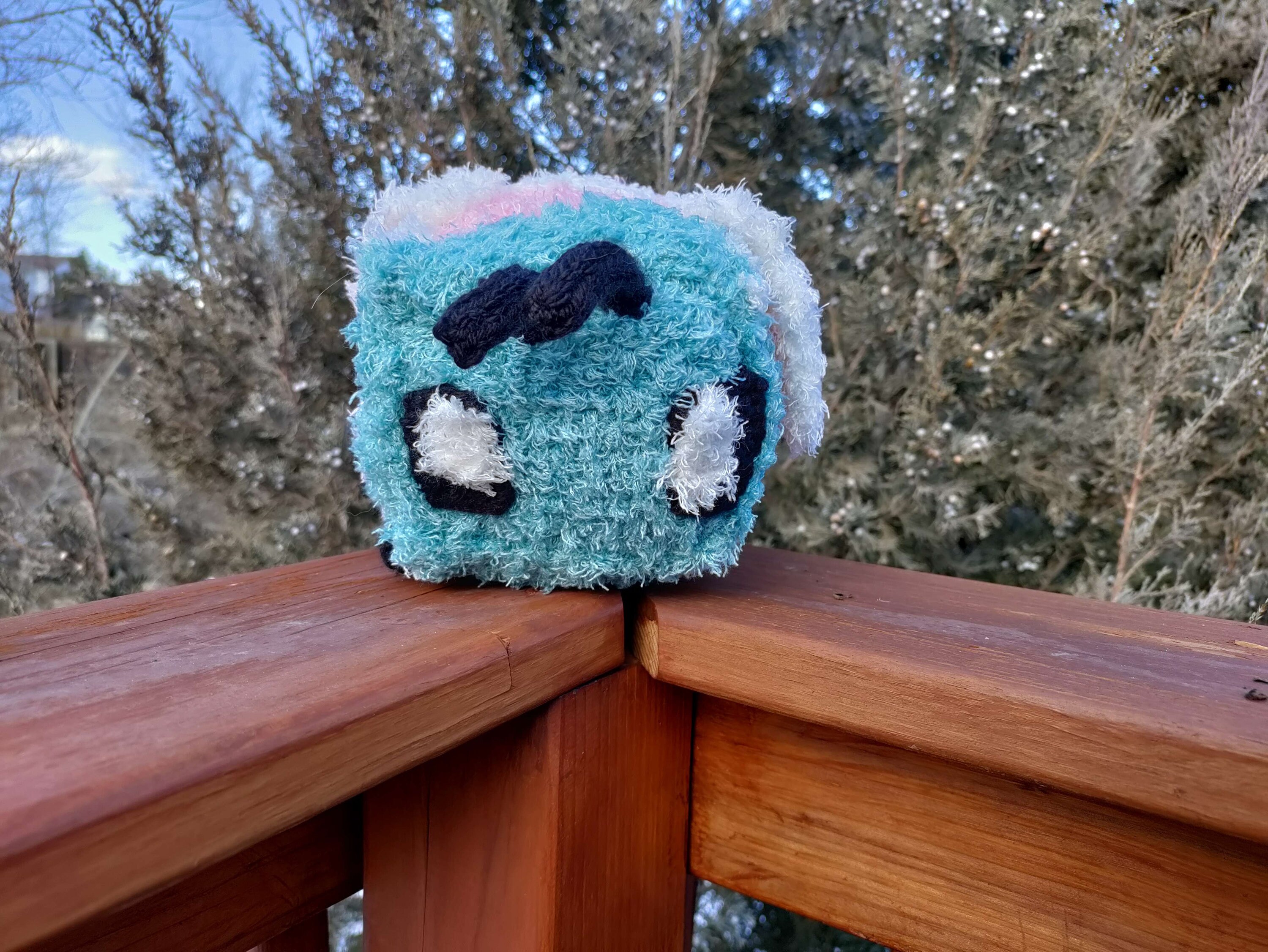 Transgender Trans Flag Minecraft Bee Plush - Etsy