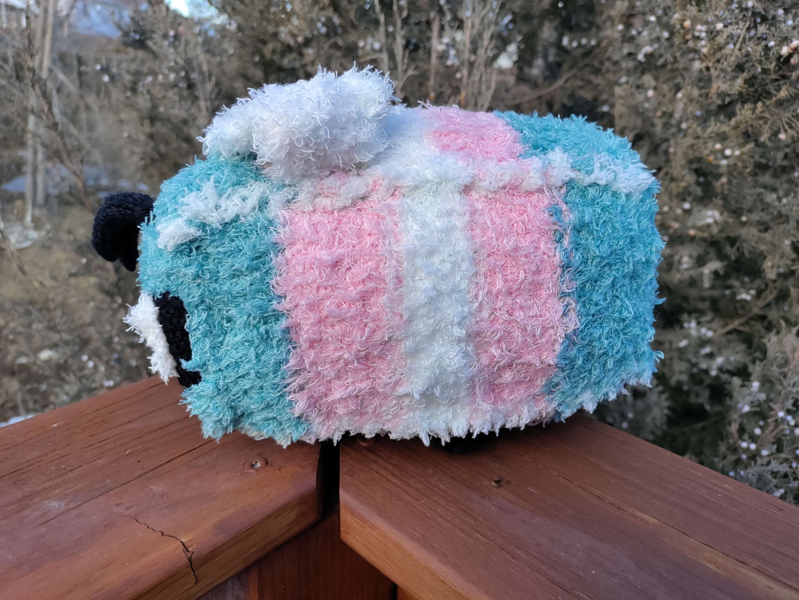 Transgender Trans Flag Minecraft Bee Plush - Etsy