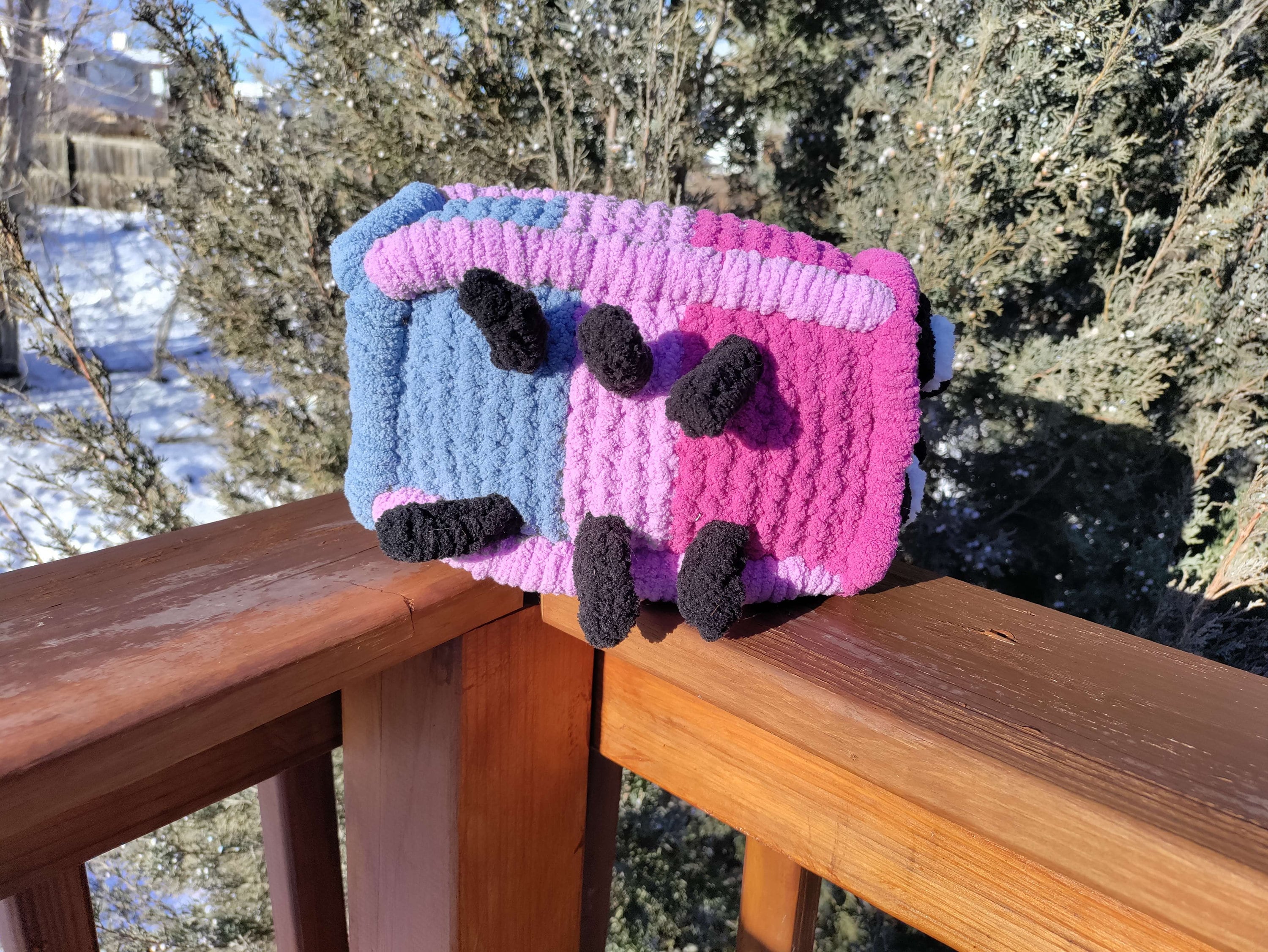 Bisexual Flag Minecraft Bee Plush - Etsy