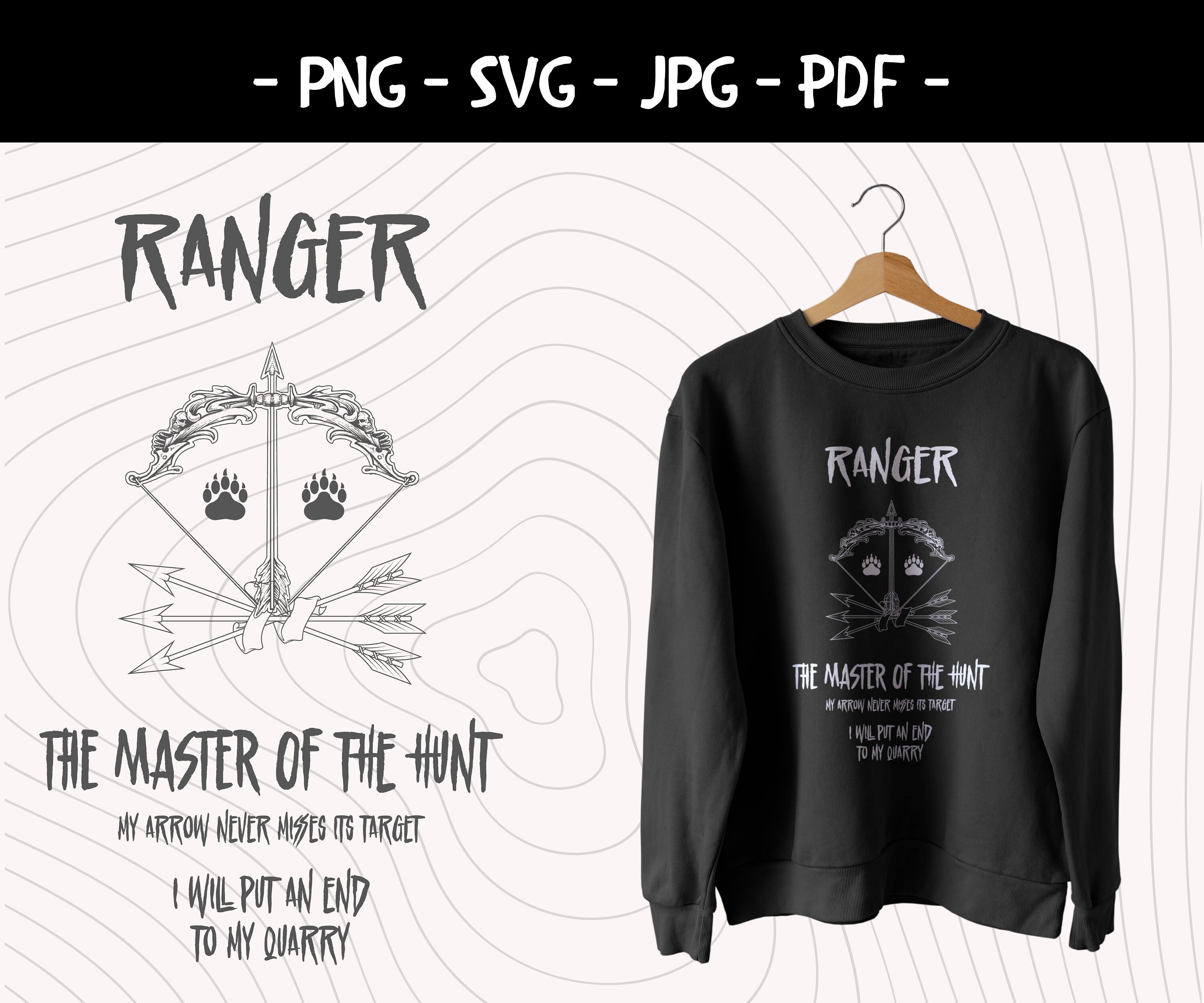 Dungeon and Dragons Ranger Player Class Emblems / DND Svg Rpg - Etsy