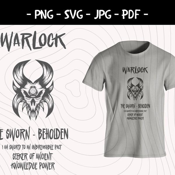 Warlock Emblem Svg - Etsy Canada