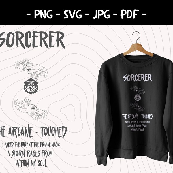 Sorcerer Emblem Svg - Etsy Canada