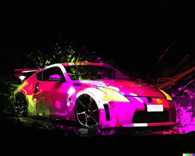 Japanese Tuner Nissan 370Z Splash Poster - Etsy