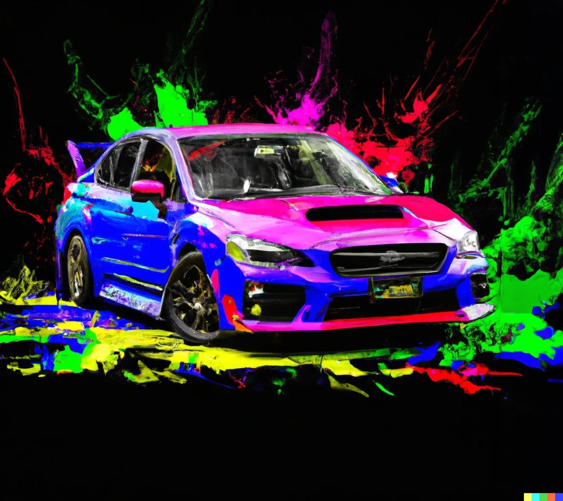 JDM Tuner Subaru WRX Splash Poster - Etsy